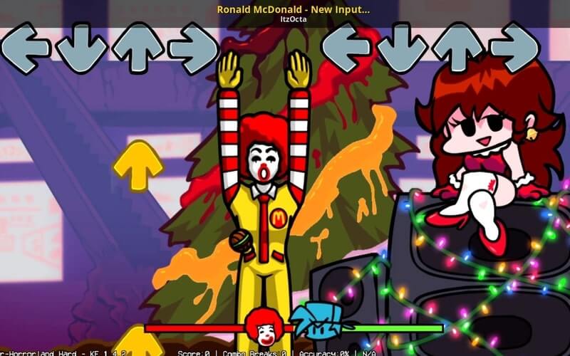 Ronald Mcdonald FNF Game Online Play Free at Scaryhorrorgame